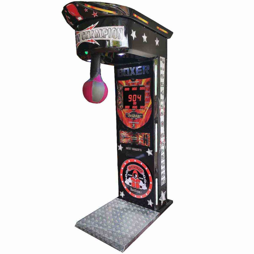 Maquina de boxeo con medidor de fuerza del golpe - Venta.